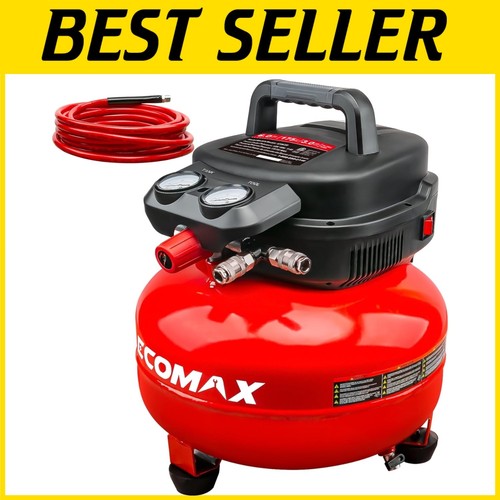 Lightweight 6-Gallon Air Compressor – 1.5HP, Perfect for Tire Inflation ...