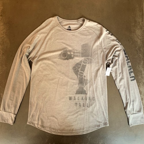 Disney Parks Star Wars Men's Size L Gray Long Sleeved AT-AT Walker ...