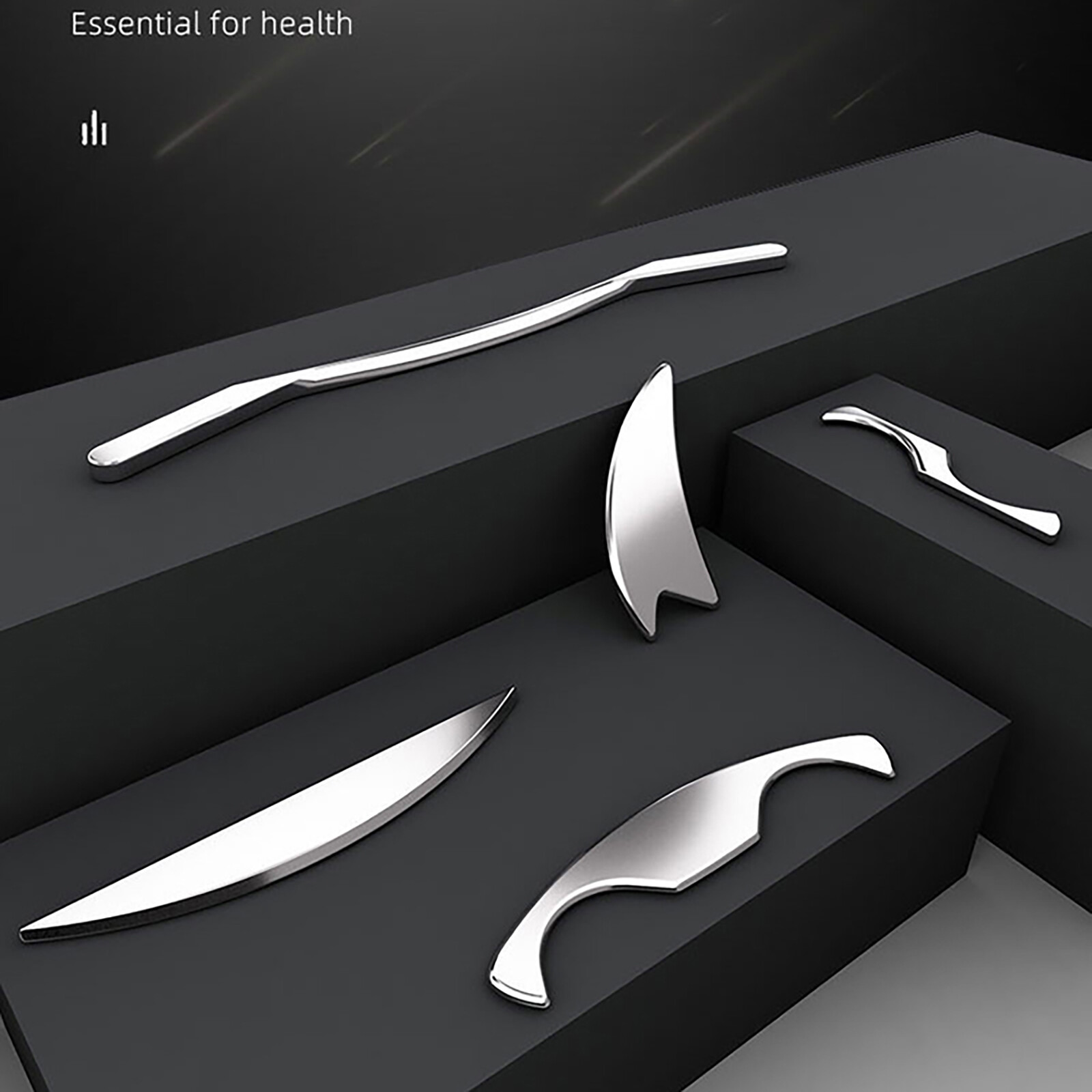 Stainless Steel Fascial Knife Gua Sha Scraping Massage Tool Myofascial ...