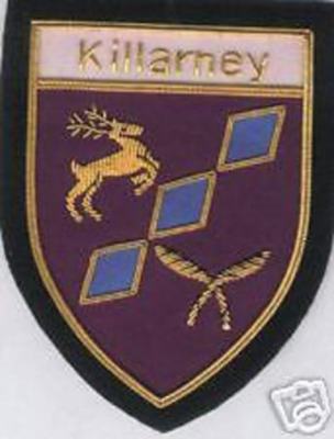 Irish Celtic Heraldry Civic Emblem Killarney Clan Arms Crest County ...