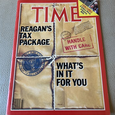 Time Magazine June 10, 1985 Reagan’s Tax Package | eBay