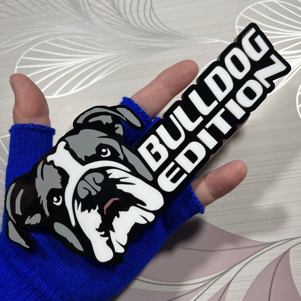 English Bulldog Badge Emblem Bulldog Edition, Doggy Dog Love, Car Truck ...
