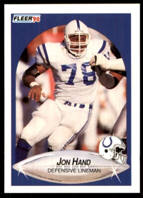 1990 Fleer Jon Hand Indianapolis Colts #230 | eBay Australia