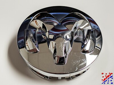 Genuine Factory OEM Dodge Ram Wheel Center Hub Cap Chrome 1LB72SZ0AB 2 ...