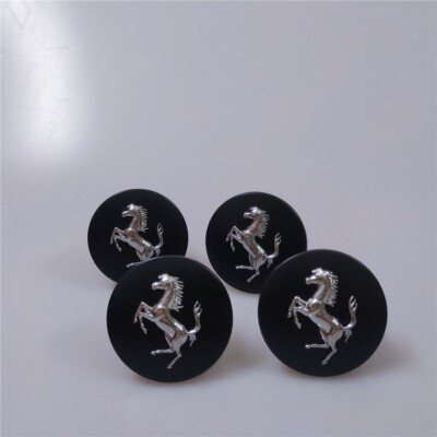 Ferrari 430 458 California Centre Wheel Caps Set Matte Black （4pcs） | eBay