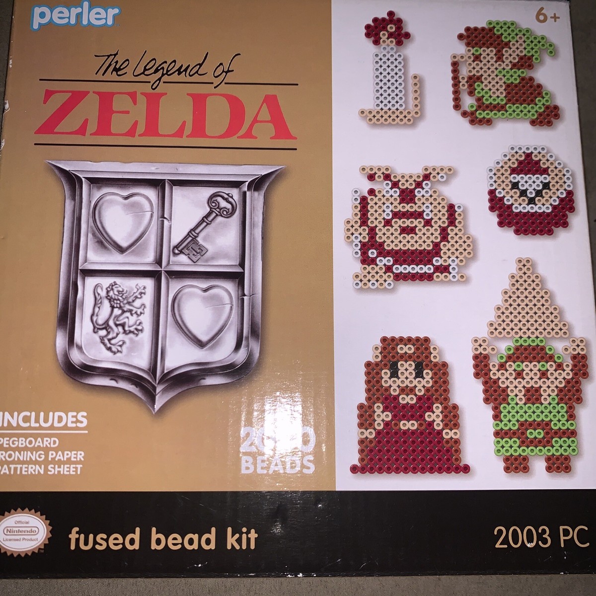 Zelda Perler Link And Zelda Perler Bead Pattern | Bead Sprites