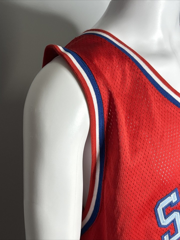 Moses Malone jersey adult 56 NBA Authentic Mitchell & Ness Philadelphia ...