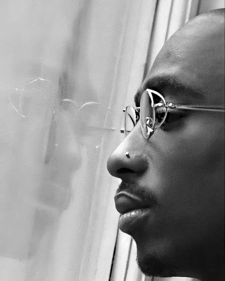 Tupac Inspired Eyeglasses Metal Round Frames Side Details Shadz 2pac | eBay