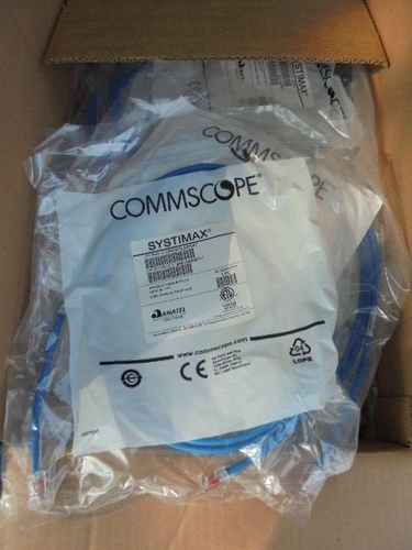 (lot of 4) MODULAR PATCH CABLE COMMSCOPE CPC3312-0Z007 GS8E-BL-10FT ...