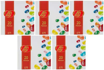 5x Jelly Belly 20 Individual Flavours 250g Gift Box American Jelly ...