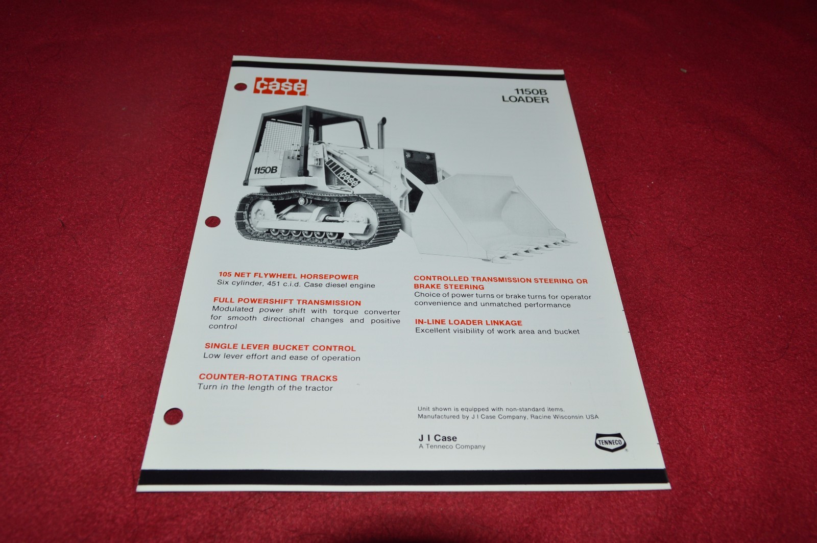 Case Tractor 1150B Crawler Loader Dealer's Brochure RPMD ver2 | eBay