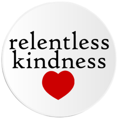 Relentless Kindess - Circle Sticker Decal 3 Inch - Heart Love Kind | eBay