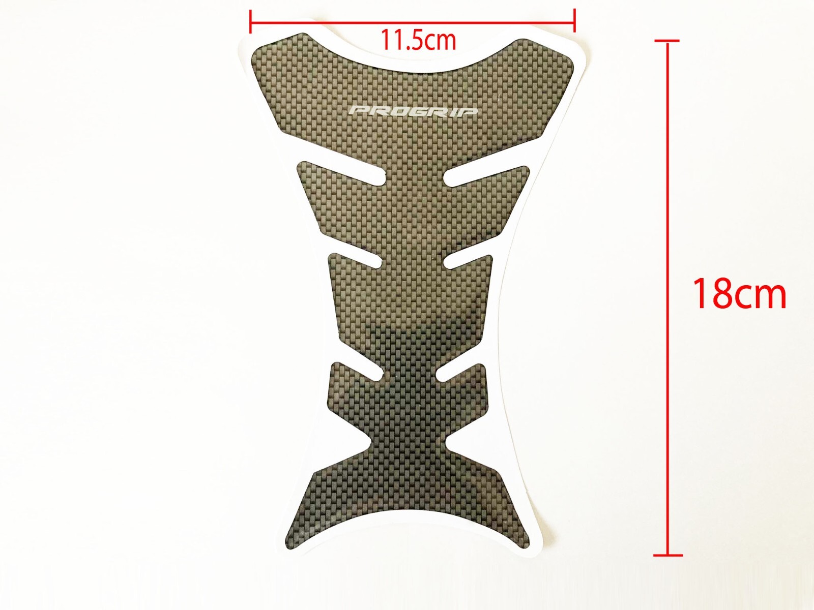 PROGRIP GAS FUEL PETROL TANK PAD PROTECTOR CARBON MOTOCROSS MOTORCYCLE ...