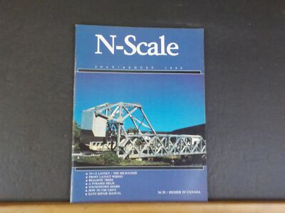 N Scale Magazine 1990 July August Milwaukee Road West Splinter Lumber ...