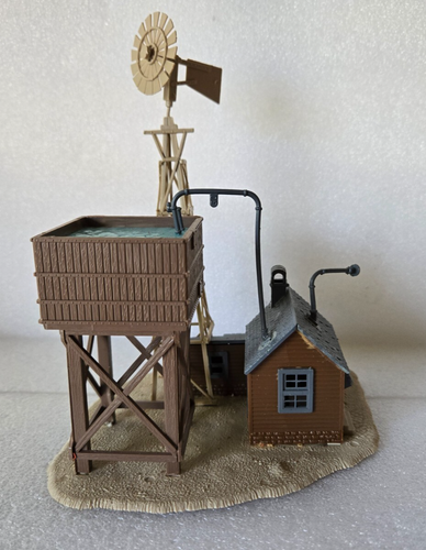 AHM Ho Scale windmill pumping station Built | eBay