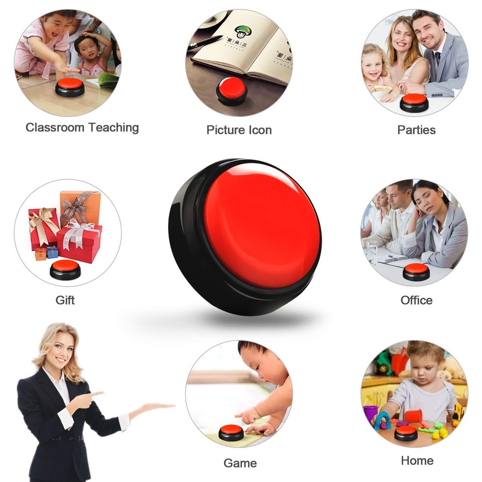 Record Talking Button Easy Button Recording Voice Button Funny ...