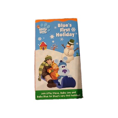 Blues Clues Blues First Holiday VHS Tape 2003 Nickelodeon Nick Jr Kids ...
