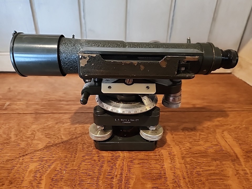 Vintage E.R. Watts & Son Ltd Transit Level Land Survey #43589 London | eBay