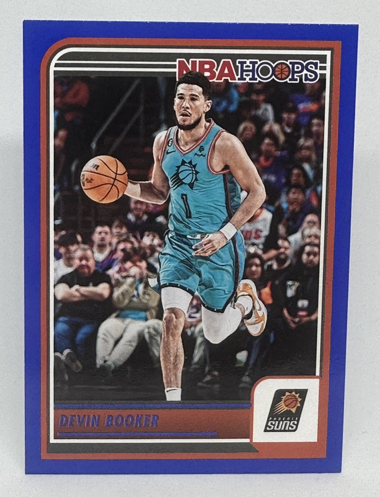 2023-24 NBA Hoops Basketball DEVIN BOOKER Blue Parallel SP #191 Phoenix ...