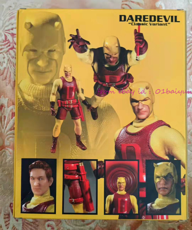 Perfect Mezco Toys 1/12 Daredevil Classic Yellow Variant Px Perfect Mezco Toys 1/12 Daredevil Classic Yellow Variant Px