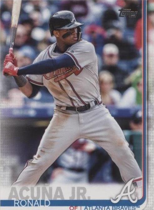 2019 Topps - Ronald Acuña Jr. #1 Advanced Stat /150 for sale online | eBay