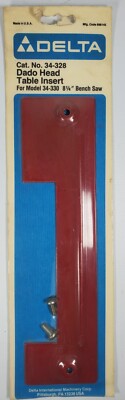 Delta 34-328 Moulding Cutterhead Table Insert - For Bench Saw 34-330 8 ...