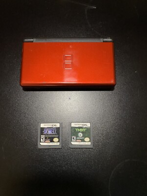 Nintendo DS Lite Crimson Red/Black Handheld System 45496718077| eBay