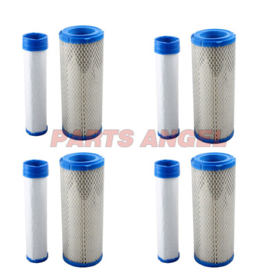 4PK Air Filter Set fits 2508301-S Kohler 2508304-S 841497 Primary ...
