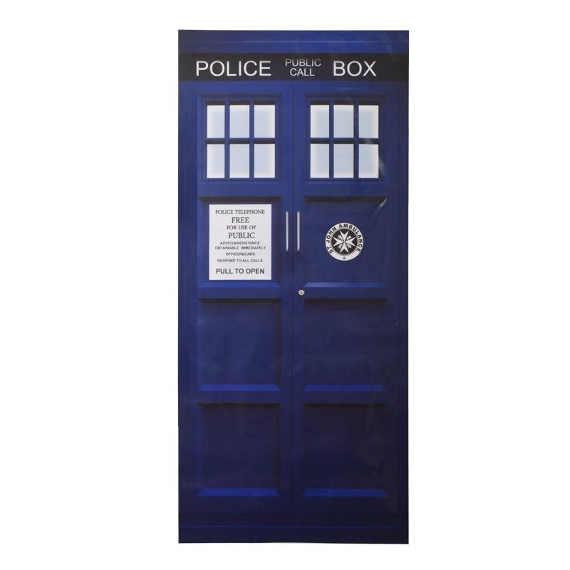 Doctor Who Tardis Door Decal