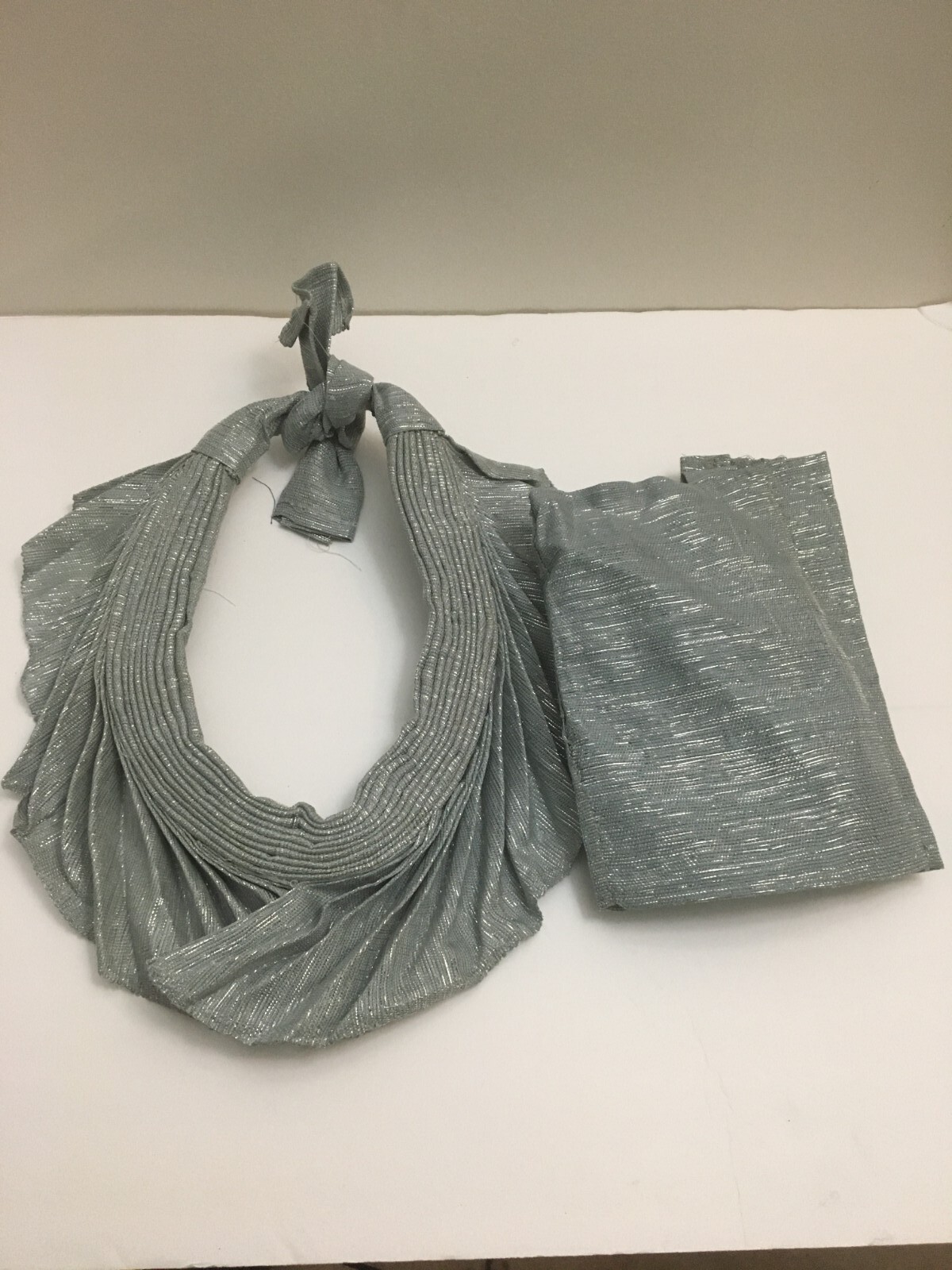 Aso-Oke Auto Gele, Silver Nigerian Auto Gele, Black women head wrap | eBay