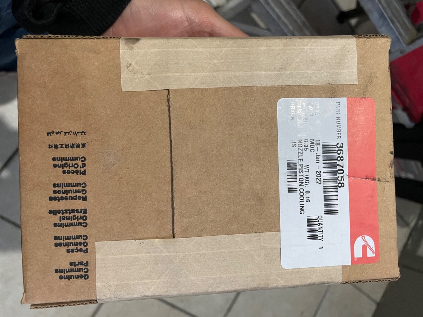 Genuine Cummins ISX 3687058 Piston Cooling Nozzle for sale online | eBay