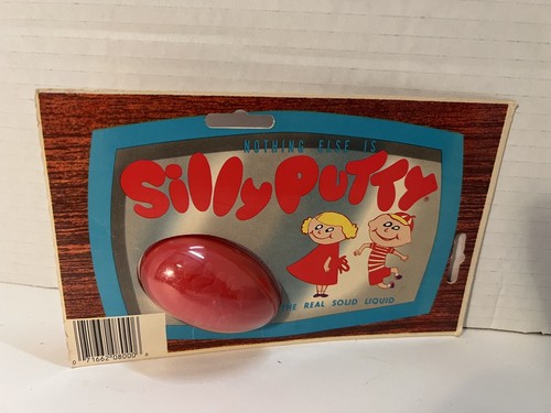 Vintage 1989 Binney & Smith Silly Putty The Real Solid Liquid - Sealed ...