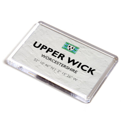FRIDGE MAGNET - Upper Wick, Worcestershire - Lat/Long SO8253 | eBay UK