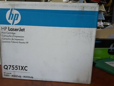 HP LaserJet Print Cartridge Q7551XC | eBay