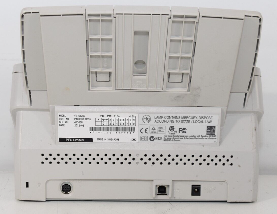 Fujitsu Fi-6130Z Duplex Sheet-Fed Color Document Scanner | eBay