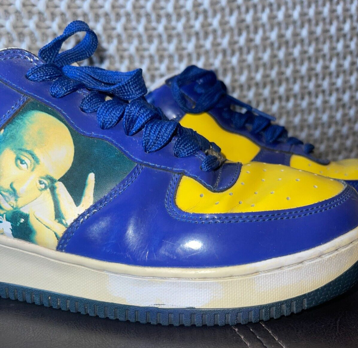 RARE Makaveli Branded 2pac Tupac Shakur Shoes Size 10… - Gem