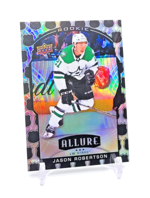 Jason Robertson ROOKIE "NHL Shield" REFRACTOR 2020-21 Upper Deck Allure ...