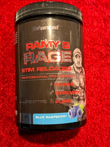 Enhanced Labs Ramy's Rage STIM RELOADED Blue Raspberry 321g Exp11/24 | eBay