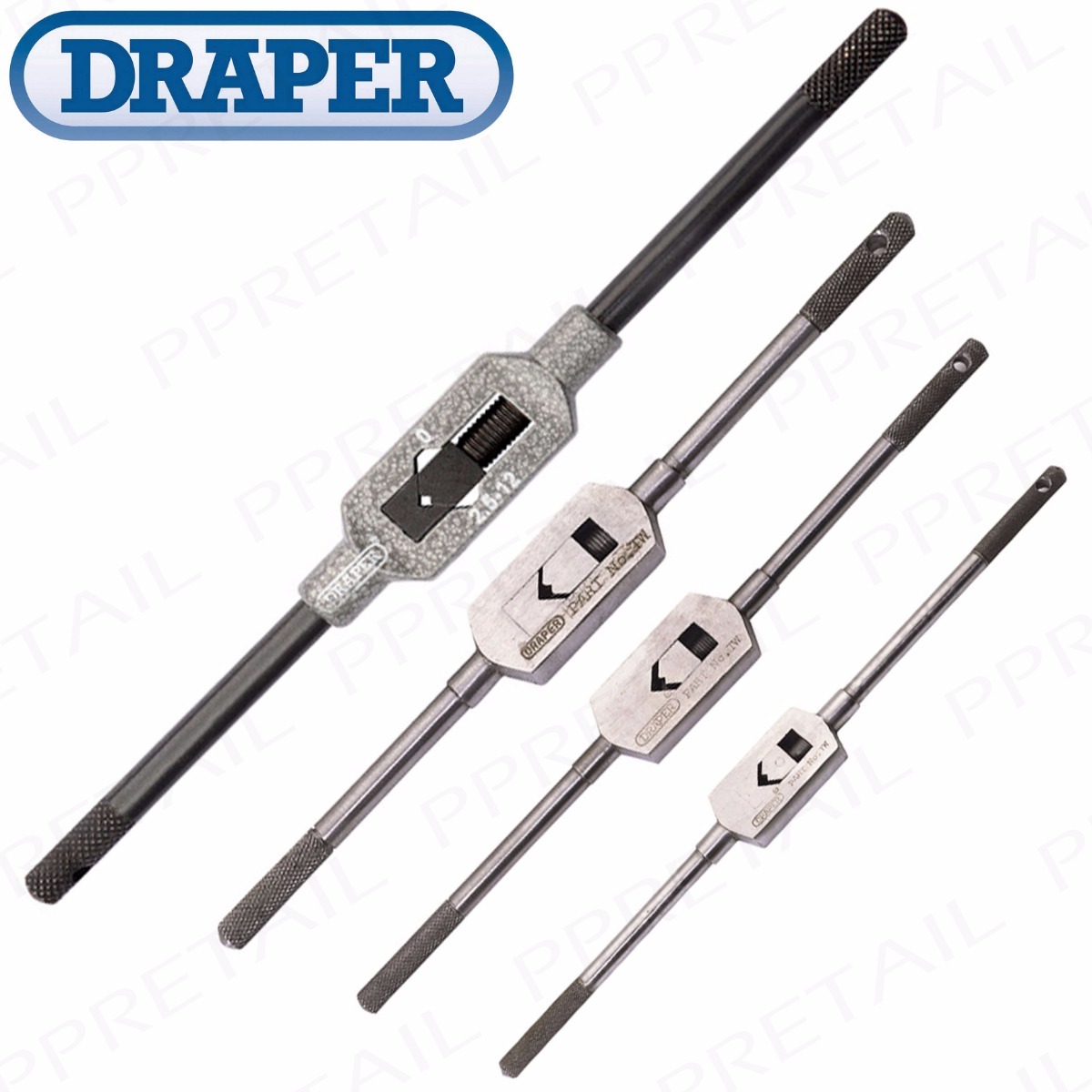 BAR TYPE TAP WRENCH Small-Large ADJUSTABLE Vehicle Threading Tool ...