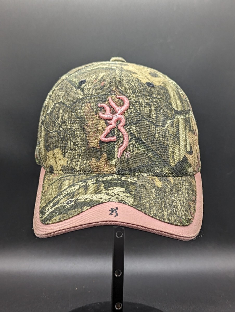 Camo With Pink Browning Logo