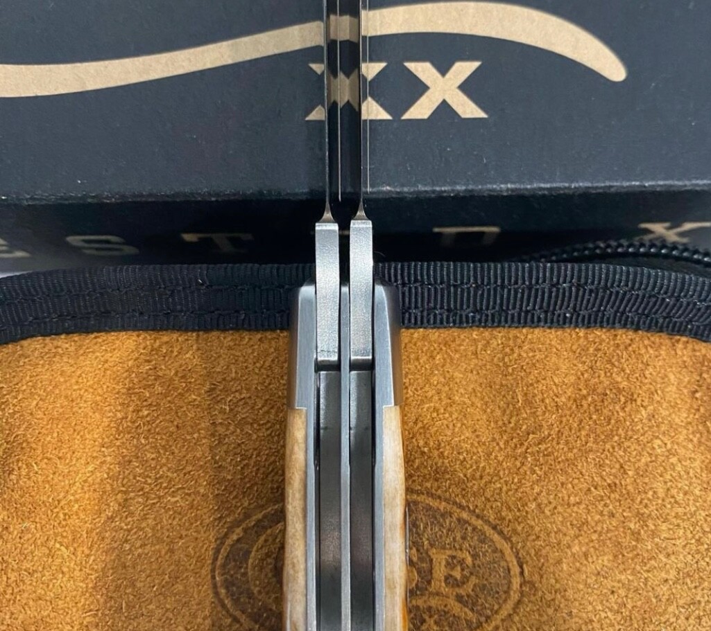 Case xx Tony Bose HT Trapper Knife Jigged Brown Bone 154-CM Steel 1/150 ...