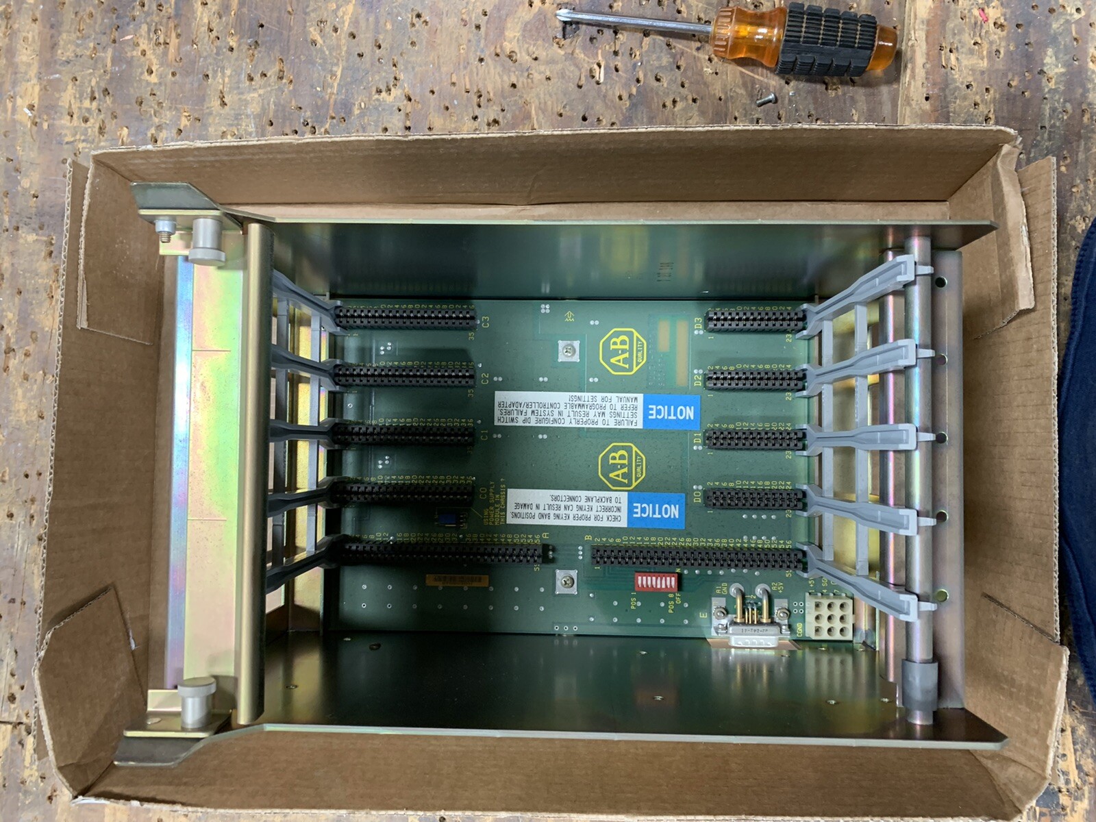 Allen Bradley 1771-A1B 4 Slot Chassis | eBay