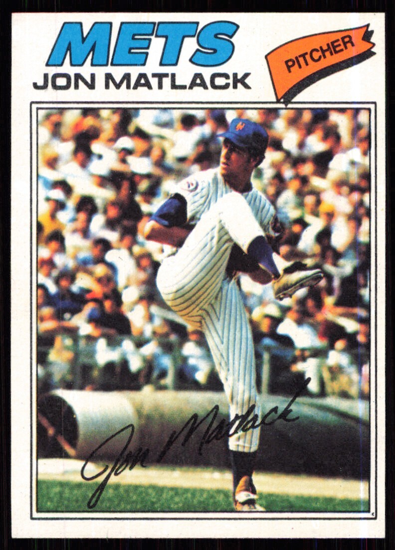 1977 Topps Jon Matlack New York Mets #440 | eBay
