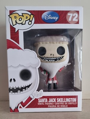 Disney Funko Pop Santa Jack Skellington Nightmare Before Christmas #72 ...