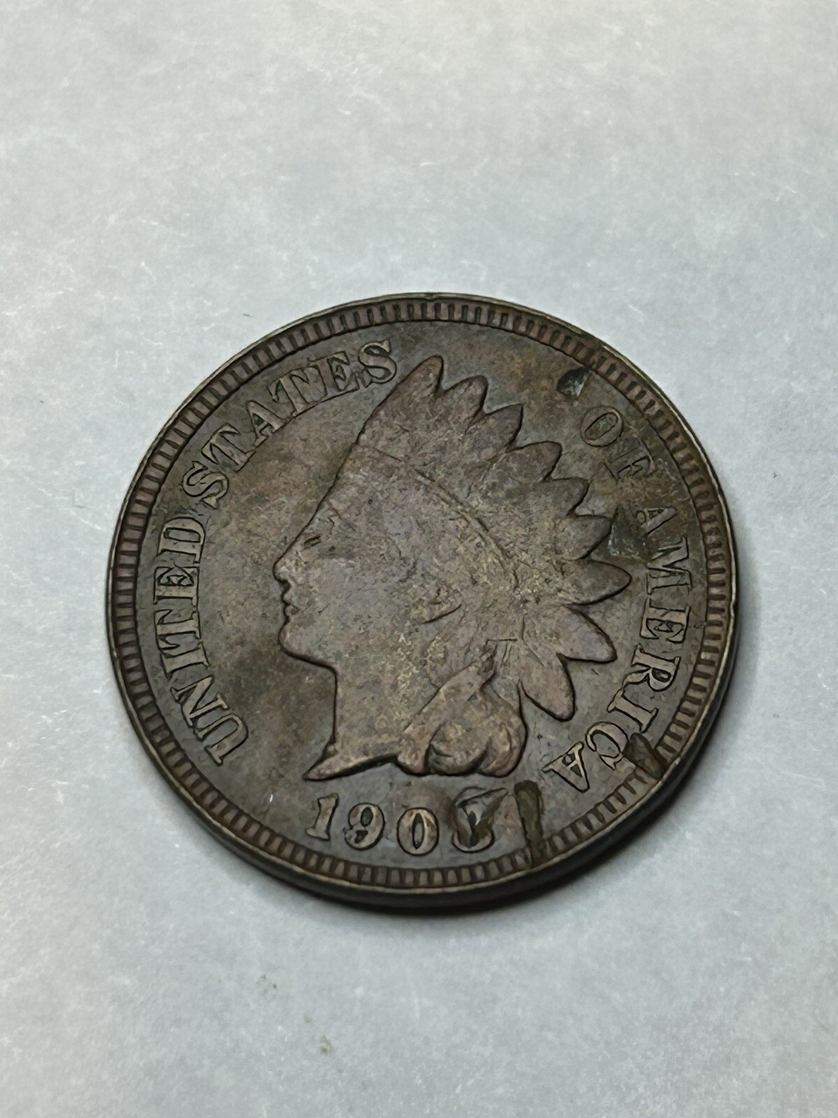 1908-S 1C BN Indian Cent W/ Nicks | eBay