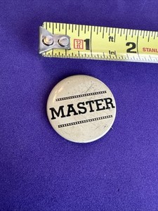 MASTER BUTTON PINBACK | eBay