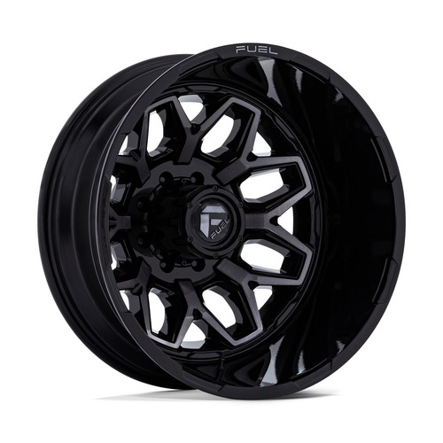Fuel D875 Flux Dually Brushed Black GTCC 20x8.25 8x6.5 -227mm ...