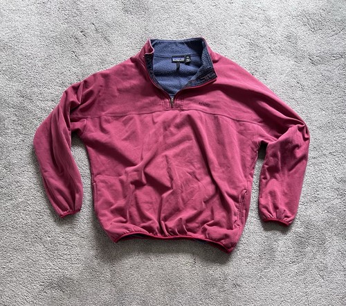 XXL Vintage Red Patagonia Pullover Zip-Up | eBay