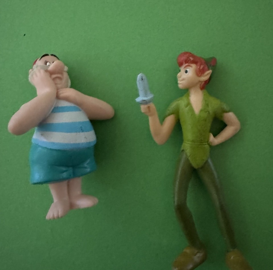 Disney Peter Pan Characters, Small, Peter Pan & Mr. Amer | eBay