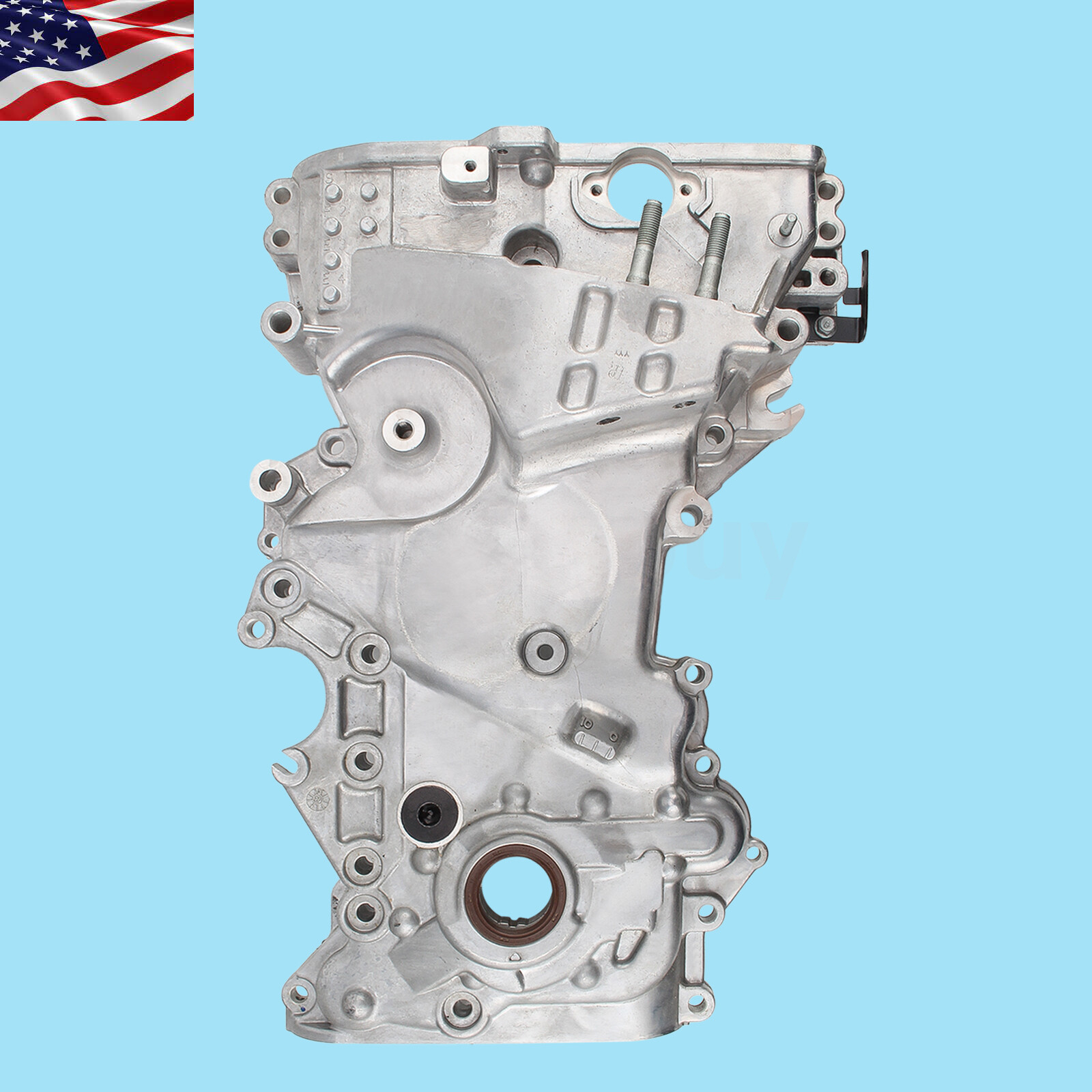 Engine Oil Pump Timing Chain Cover for 2017-2020 Hyundai Elantra Kia ...